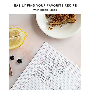 Blank Recipe Book to Write in your Own Recipes l Cute Empty Cook Books to Write in - 60+ Recipe Book Blank Cookbooks for Family Recipes - 8x6" Hardcover Recipe notebook to Write in Your Own Recipes