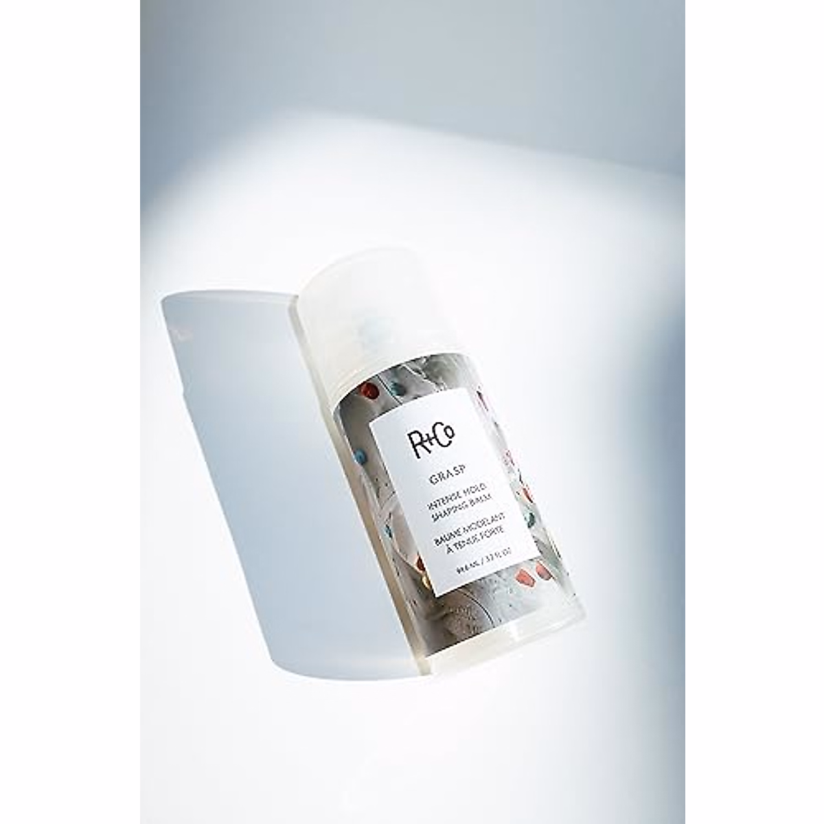 R+Co Grasp Intense Hold Styling Balm | Provides High Hold + Zero Crunch + Touchable Finish | Vegan + Cruelty-Free | 3 Oz