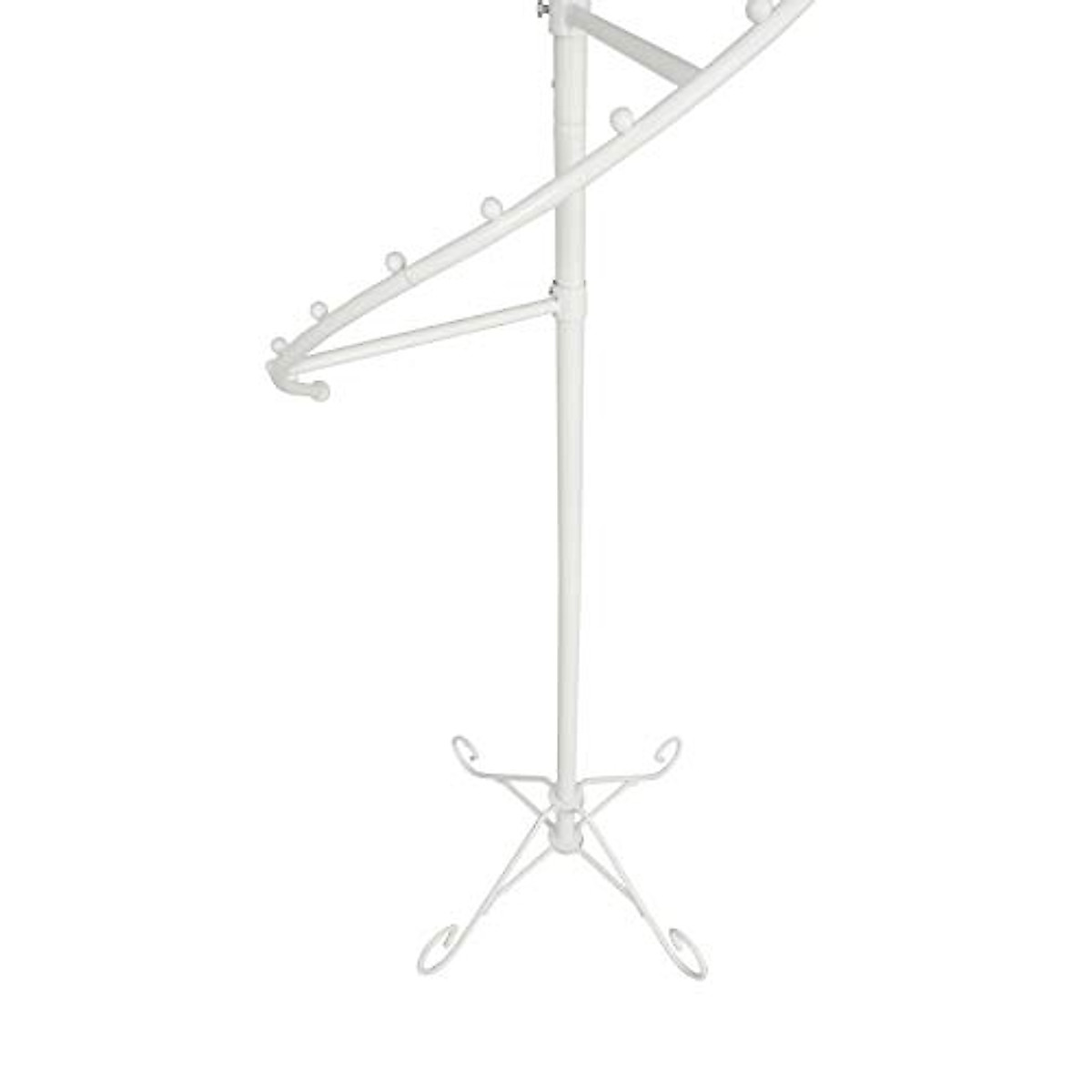 FixtureDisplays® 60" High Spiral Clothing Rack with 20 Ball Stops, Versatile Apparel Hanger Floor Stand Display Rack 16967-NPF