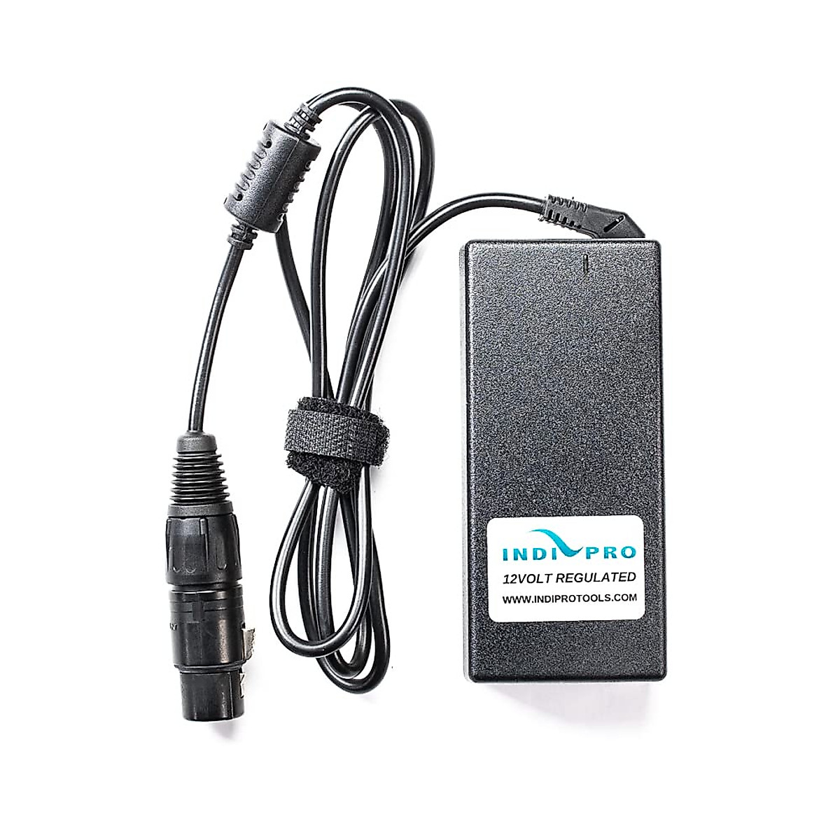 Indipro 12V, 10A AC Power Supply with 4-Pin Neutrix XLR Female Connector | Power Pro Cameras, Lights & Other Devices | Provide Continuous Power | Accepts 100 to 240 VAC Power | 8’ in Length
