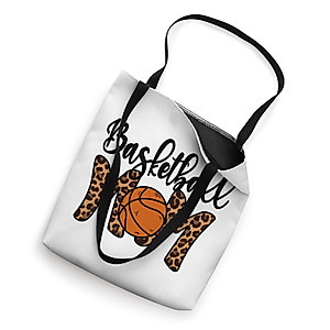 Basketball Mom Leopard Basketball Mama, Mothers Day Mom Tote Bag