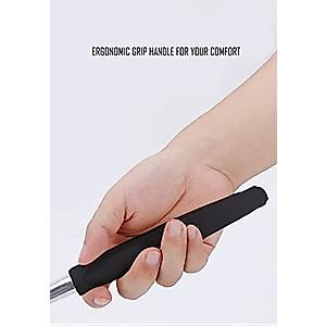 Moonshuttle Metal Cat Litter Scoop, Durable, Works with All Type of Cat Litter, Ergonomically Designed Handle