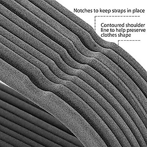 Honji Premium Velvet Hangers (Pack of 30) Heavyduty - Non Slip - Velvet Suit Hangers Hooks,Space Saving Clothes Hangers Blue (30pcs)