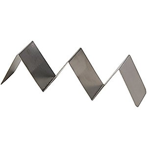 American Metalcraft HTSH3 Taco Holder, Half-Size, Silver
