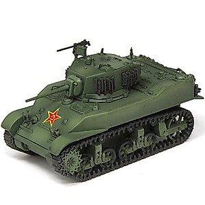 S-Model Chinese Army M5A1 Light Tank 1949 1/72 ABS Tank Pre-builded Model