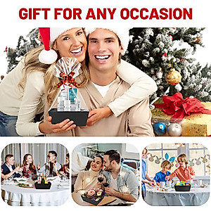 Baskets for Gifts Empty - Gift Baskets Empty To Fill Kit - Black Basket Cardboard To Fill Bulk 5 Pack for Holiday, Birthday, Christmas, Easter, Halloween