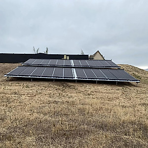 SolarPoolSupply Industrial Grade Solar Pool Heater DIY Kit - Superior High-Wind Strapless Mounting System & Maximum Freeze Resistance (4-4'x9.5' / 152 Square Feet)