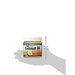 Natures Way Coconut Oil, Extra Virgin, Organic, 16 Ounces Each (Pack of 2)