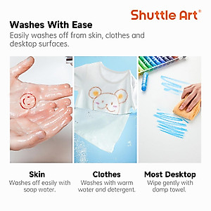 Tempera Paint Sticks, 30 Colors Solid Tempera Paint for Kids, Super Quick-drying, Washable Paint, Works Great on Paper Wood Glass Ceramic Canvas