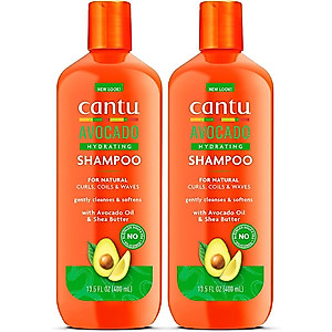 Cantu Avocado Shampoo 13.5 Ounce (400ml) (Pack of 2)
