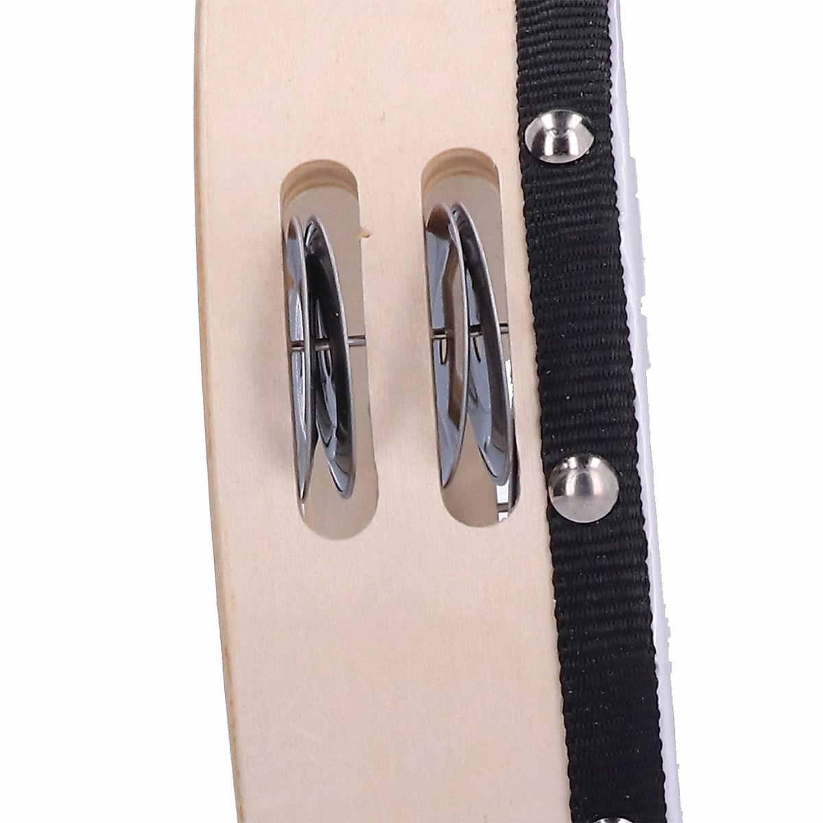 Double Row Jingle, Firm Tambourine Row Jingle, Durable Sacred Occasion for Relax Churches Entertainment(Bible dove)