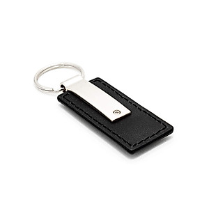 Au-TOMOTIVE GOLD, INC Officially Licensed Black Leather Key Chain for Honda Accord