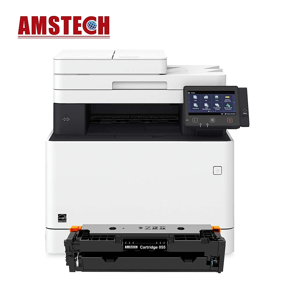 055 055H MF743Cdw Standard Capacity Black Toner Cartridge 2 Pack Compatible Replacement for Canon 055 CRG-055 for Canon Color ImageCLASS MF743Cdw MF741Cdw MF746Cdw MF740C MF745Cdw LBP664Cdw Printer