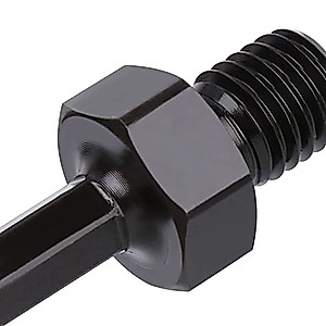 Vearter Arbor Connection Adapt, 5/8''-11 Thread to 3/8'' Hex Suitable for Diamond Core Bits Hole Saw Fitted On Electric Drill