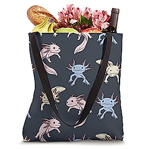 Axolotl Fish Pet Animal Water Sea Ocean White-Axolotl Lizard Tote Bag