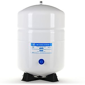 TankPAC RO-122 Reverse Osmosis Tank 3.2 Gallon, PAE RO Tank for Under Sink Water Filter System, Pre-pressurized Water Tank 1/4" NPT, NSF-58, White