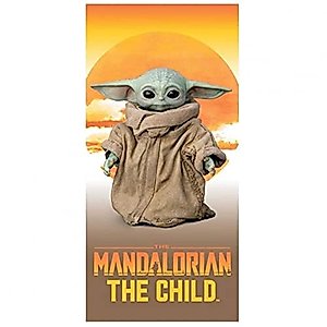 Star Wars The Mandalorian The Child 28x58 Beach Towel