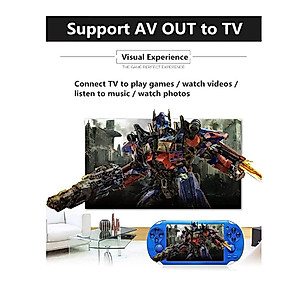 songlan-'A3' Classic 4.3" Portable Dual Joystick Handheld Game Console 10500+ Free Games 8GB Multifunctional Rechargeable Video Game Console Video Audio/Video/Music/E-Book/Picture/Recording