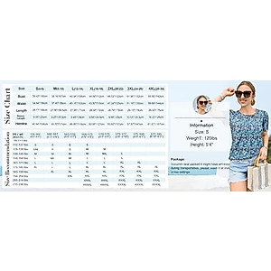 Womens Tops Dressy Casual Trendy Pleated Short Sleeve Summer Shirts White XXL