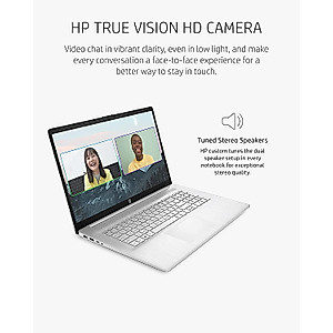 Newest HP Pavilion 17 Laptop, 17.3" HD+ Anti-Glare Screen, AMD Athlon Gold 3150U Processor, 32 GB RAM, 1 TB PCIe NVMe SSD, Long Battery Life, Webcam, Mics, WiFi, Windows 10 Home, Silver (Renewed)