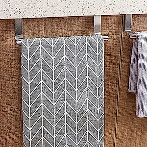 SOOVI Pot Lid Holder Steel Towel Rack Bathroom Towel Holder Stand Kitchen Cabinet Door Hanging Organizer Shelf Wall Mounted Towel Bar