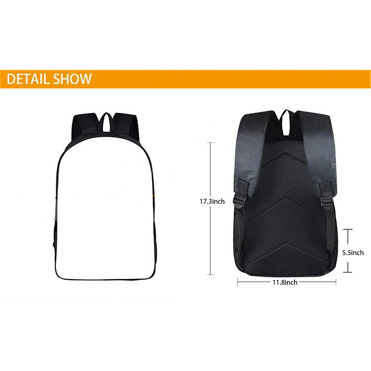 Potekoo Student Lightweight Durable Knapsack The Amazing World of Gumball Book Bag Casual Wear Resitant Daypack for Teens