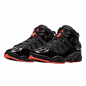 Jordan Men's 6 Rings Black/Infrared 23-Black (322992 066) - 10.5