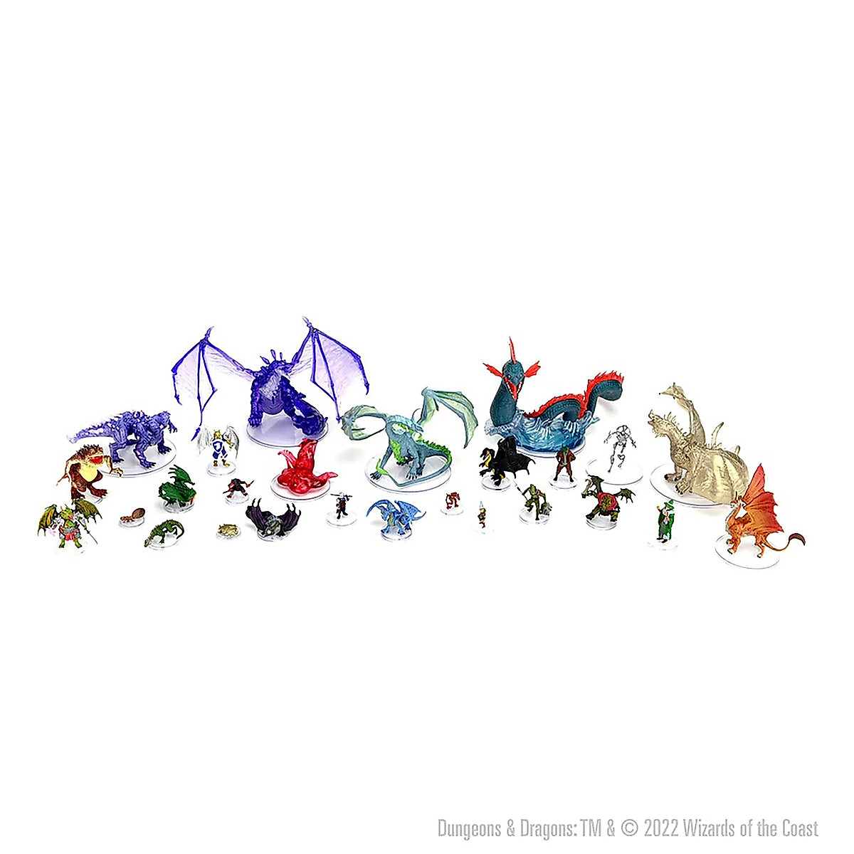 WizKids D&D Icons of The Realms: Fizban's Treasury of Dragons - Booster (Set22) - Contains 4 Miniatures, Pre-Painted, Pre-Assembled, Dungeons & Dragons