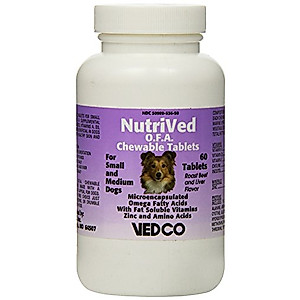 Vedco 60 Count Nutrived O.F.A. Chewable Tablets for Small and Medium Dogs