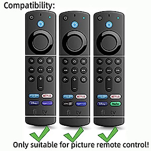 Remote Cover for TV Stick 3rd Gen 2021 /Stick 4k Max Silicone Case Anti-Slip Silicone Protective Case Silicone Sleeve with Magnetic tech(Red)