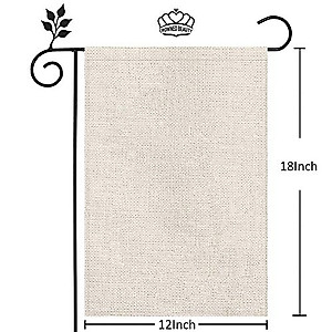 CROWNED BEAUTY Easter He Is Risen Garden Flag 12×18 Inch Small Vertical Double Sided for Outside Holiday Yard Flag CF058-12