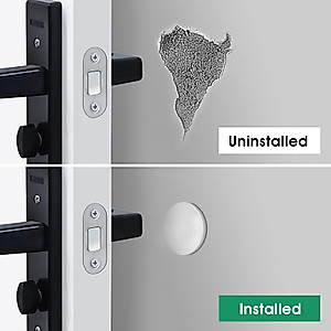 Cobee Door Stopper Wall Protector Set, 5 Pieces 2 Inch Silicone Door Handle Bumper Self Adhesive Wall Protector for Door Handle Wall Furniture