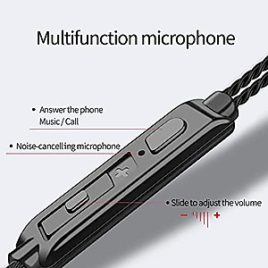 VPB Earbud Headphones with Remote & Microphone, in Ear Earphone Stereo Sound Noise Isolating Tangle Free for iOS and Android Smartphones, Laptops (Mixed Color 4 Pairs)