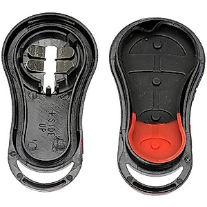 Dorman 13628US Keyless Entry Transmitter Cover Compatible with Select Chrysler / Dodge / Plymouth Models, Red; White; Blue
