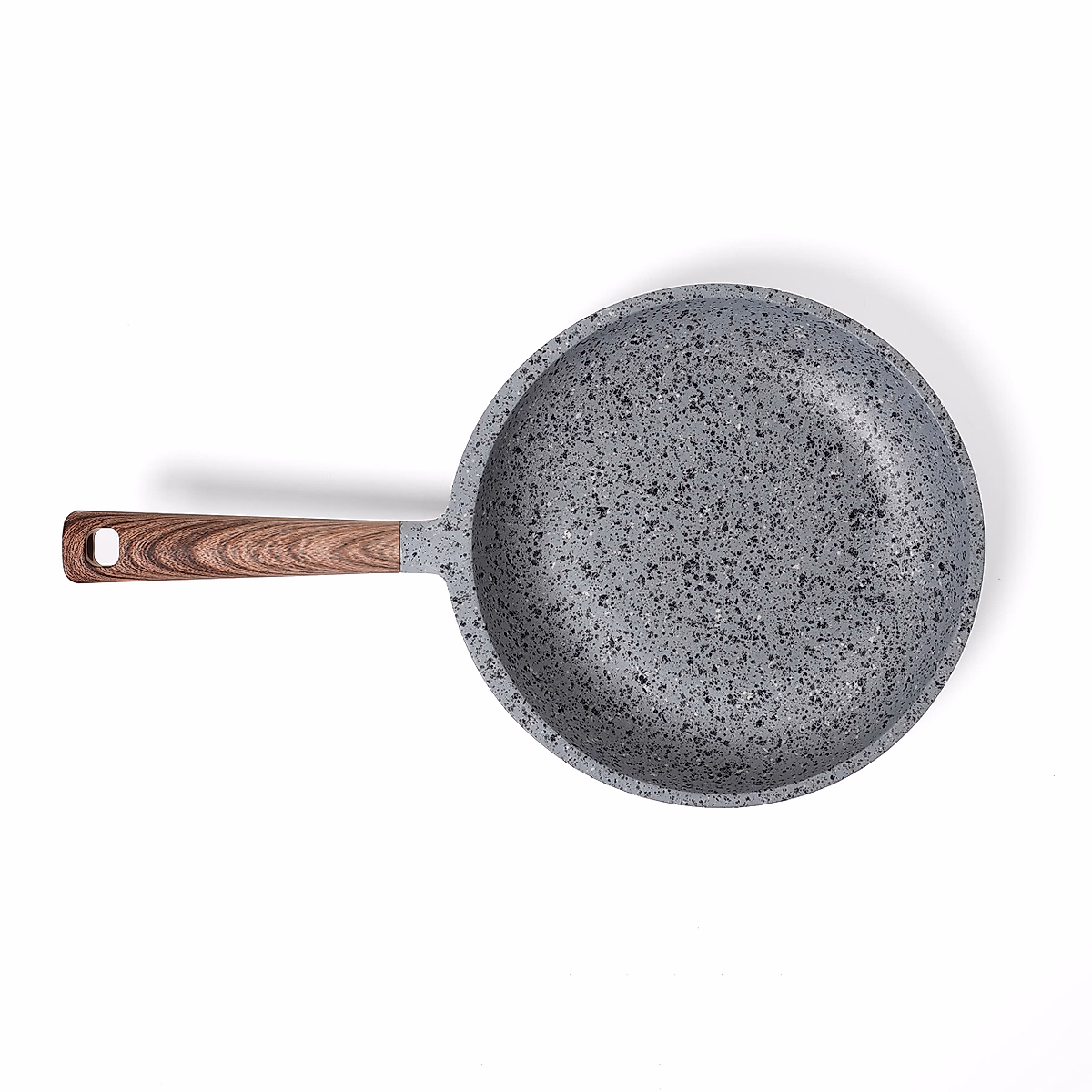 Phantom Chef 9.5" Frypan die-cast Aluminum with Granite Finish | PFOA Free | Nonstick Skillet | Induction Compatible | Egg-Omelet Frying Pans | Cookware Chef's Pan | Dishwasher and Oven Safe (Beige)