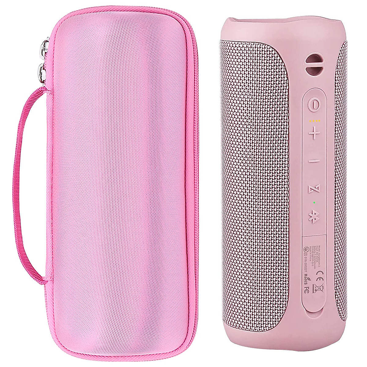 khanka Hard Travel Case Replacement for SOWO Surgeboom 2 Outdoor Portable Bluetooth Speaker, Wireless IPX7 Waterproof Speaker, Case Only (Pink)
