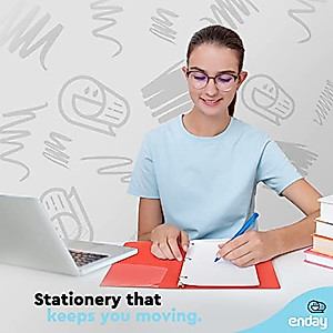 Emraw 4-1" Filler Paper Quad Ruled Loose Leaf Filler Papers Comes with a 3 Hole Punch Perfect for Data and 2D Graphs (Pack of 2)