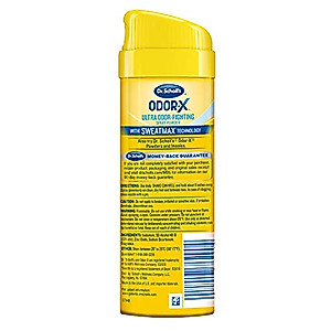 FunkAway Odor Eliminating Spray for Shoes, Clothes and Gear (8 Oz.) & Dr. Scholl’s Odor-X ODOR-FIGHTING Spray-Powder // All-Day Odor Protection and Sweat Absorption - Packaging May Vary