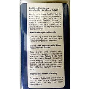 Elastic Knee Support Brace with Silicone Patella Protector Comfortable Elastic Adjustable Pain Relief for Sports, Joint Pain, Arthritis and Injury Recovery Weightlifting Power Lifting - (XL)