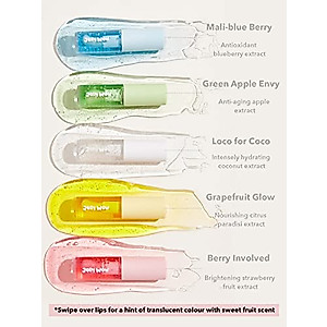 SHEGLAM Jelly Wow Hydrating Non-Sticky Lip Oil Moisturizing Plumping Lip Gloss - Loco For Coco