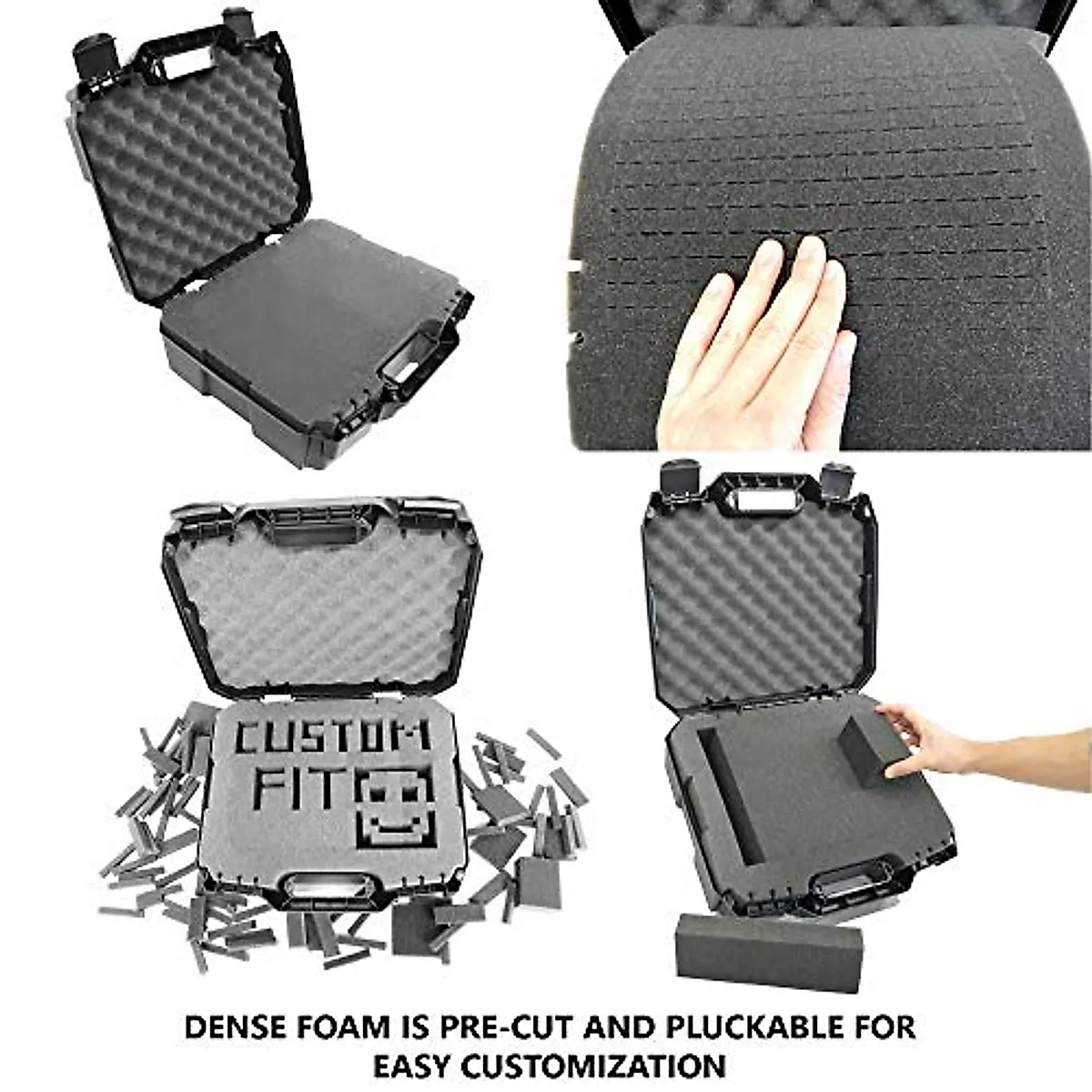 Casematix Customizable Projector Case Compatible with ViewSonic Projectors Pa503s , Pa503w , Pa503x , Pjd7828hdl and Accessories