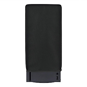 PlayVital Black Nylon Dust Cover for Xbox Series X Console, Soft Neat Lining Dust Guard, Anti Scratch Waterproof Cover Sleeve for Xbox Series X Console