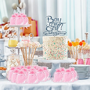 Maxcheck 50 Sets Baby Shower Feet Soaps Bulk Baby Shower Favors for Guests Handmade Scented Soap with Organza Bags Thank You Cards for Girl Boy Baby Shower Gifts Souvenirs Decorations(Pink)