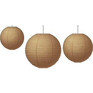 Paper Lanterns, Burlap (TCR77228)