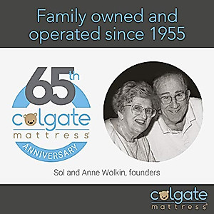 Colgate Mattress Ultra II - Orthopedic-Style Crib Mattress Featuring Multiple Side Vents for Breathability and Freshness with Springs and Waterproof Cover