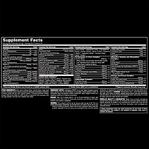 Animal Pak – Convenient All-in-One Vitamin & Supplement Powder – Zinc, Vitamins C, B, D, Amino Acids and More – Sports Nutrition Performance Mulitvitamin for Women & Men – 44 Scoops, Orange Crushed