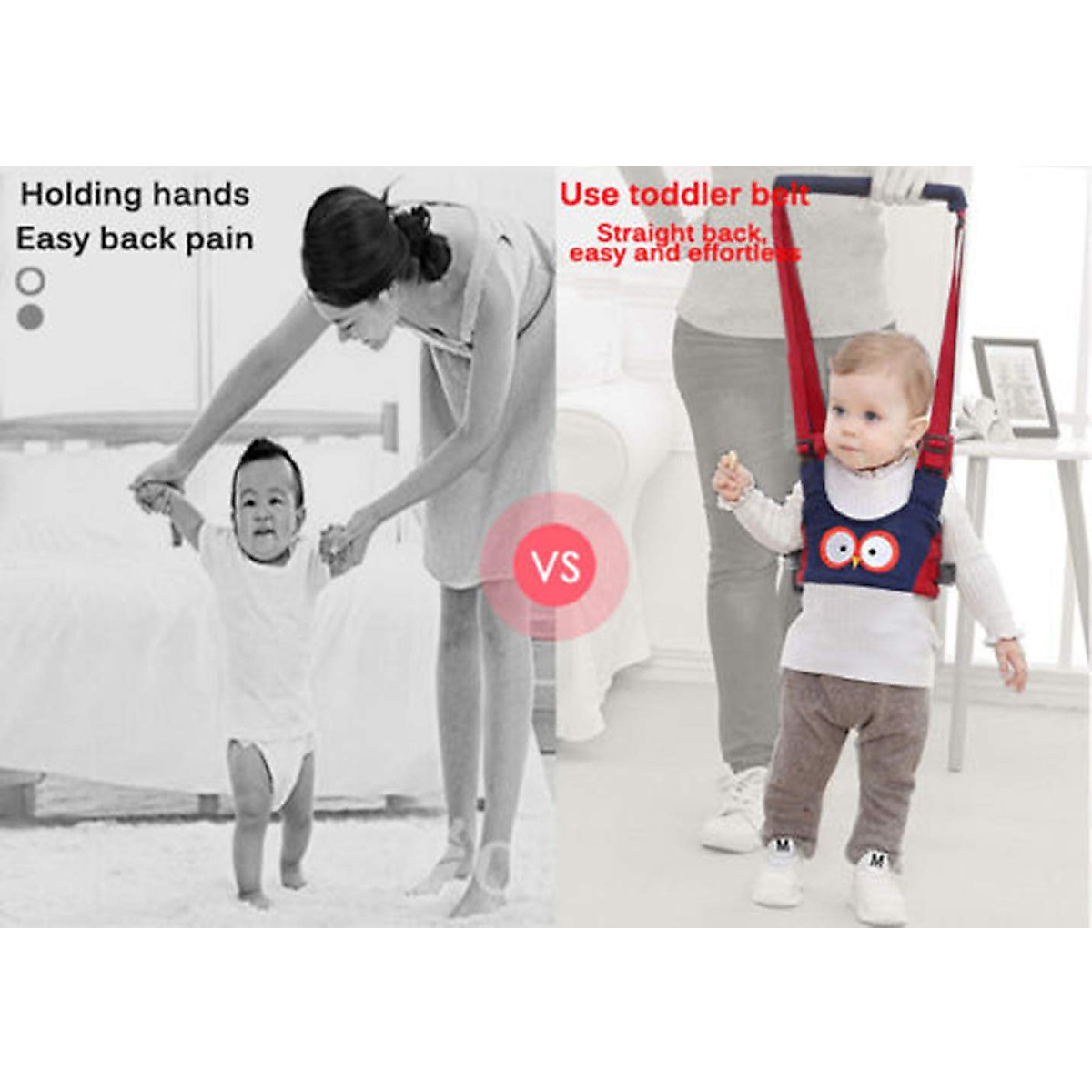 Mekysd Toddler Walking Assistant Fashion Harness Safety Toddler Belt Walking Wing Infant Kid Safe Guard Style Belt (Green, 6-24 Months)