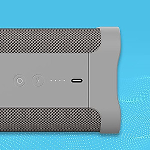 Skullcandy Terrain Wireless Bluetooth Speaker - IPX7 Waterproof Portable Speaker with Dual Custom Passive Radiators, 14 Hour Battery, Nylon Wrist Wrap, & True Wireless Stereo