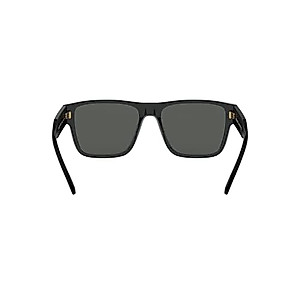 Versace Man Sunglasses Black Frame, Dark Grey Lenses, 56MM