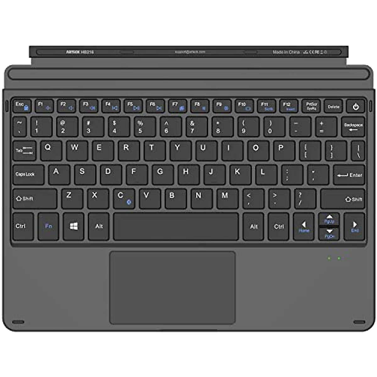 Arteck Microsoft Surface Go Type Cover, Ultra-Slim Portable Bluetooth Wireless Keyboard with Touchpad for 3 (2021), 2 (2020) and Built-in Rechargeable Battery